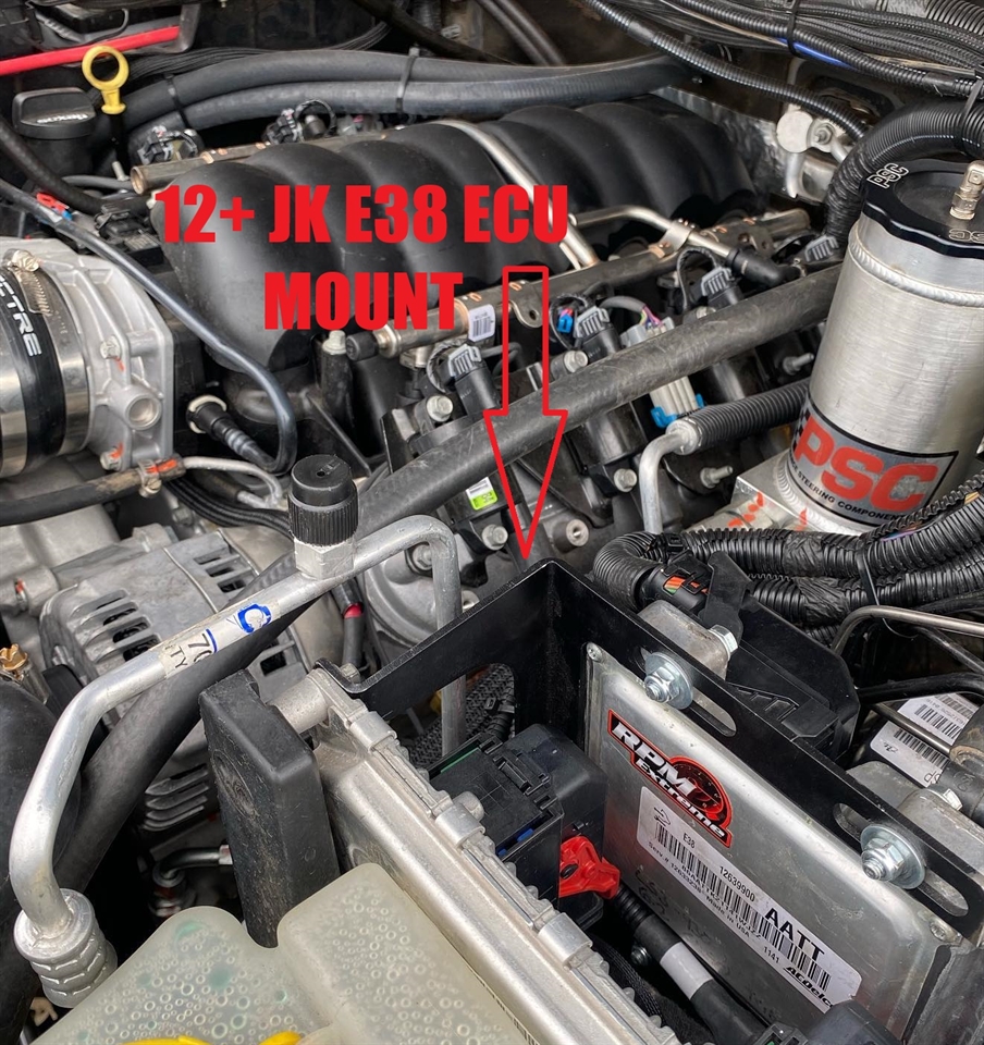 RpmExtreme Jeep JK GEN4 LS Swap E38 ECU Mounting Bracket :: RPM Extreme